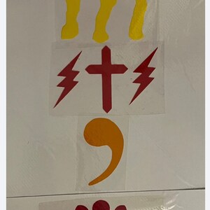 The Weeknd Album Symbols Heat Vinyl Iron On the Weeknd Fans - Etsy