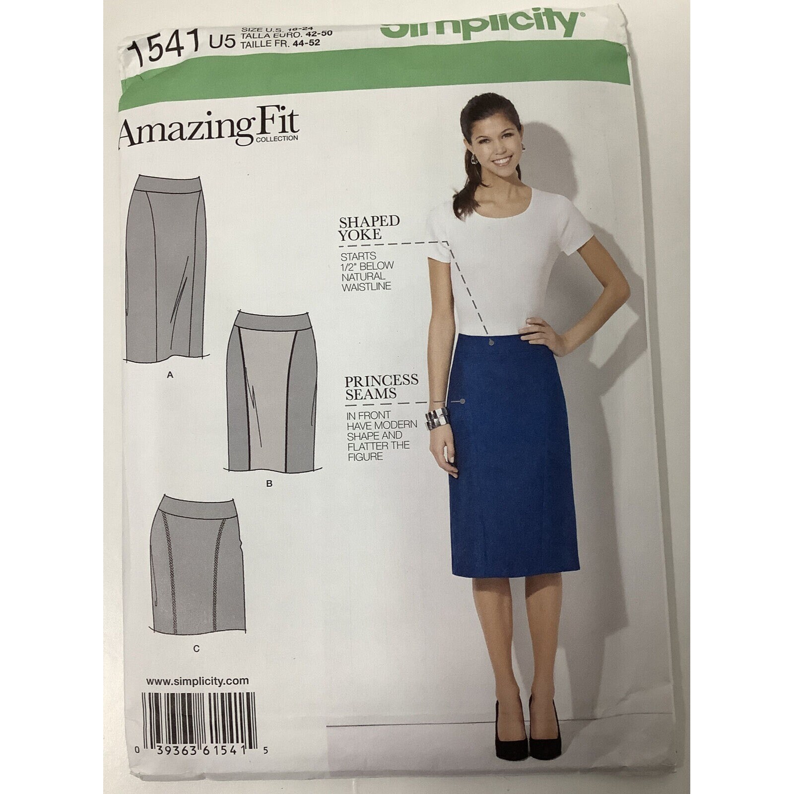 Simplicity 1541 Sewing Pattern Misses Size 16-24 Uncut - Etsy