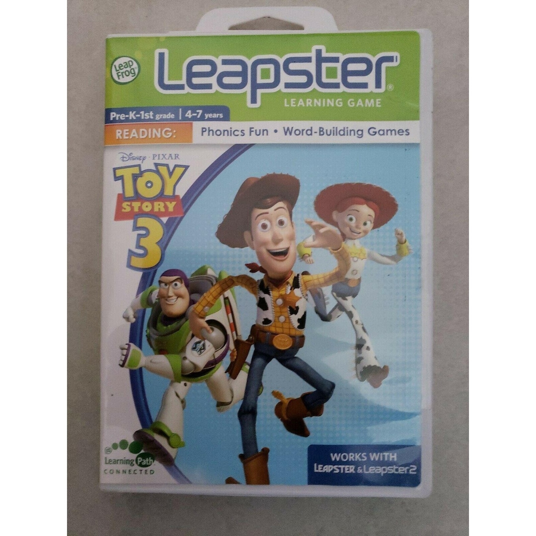 Leap Frog Leapster Learning Video Game Disney Toy Story 3, New ...