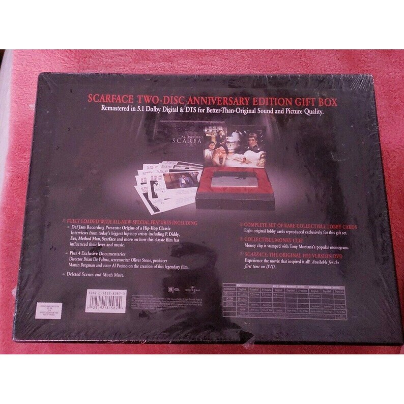 Scarface DVD Al Pacino Anniversary Edition Box | Etsy