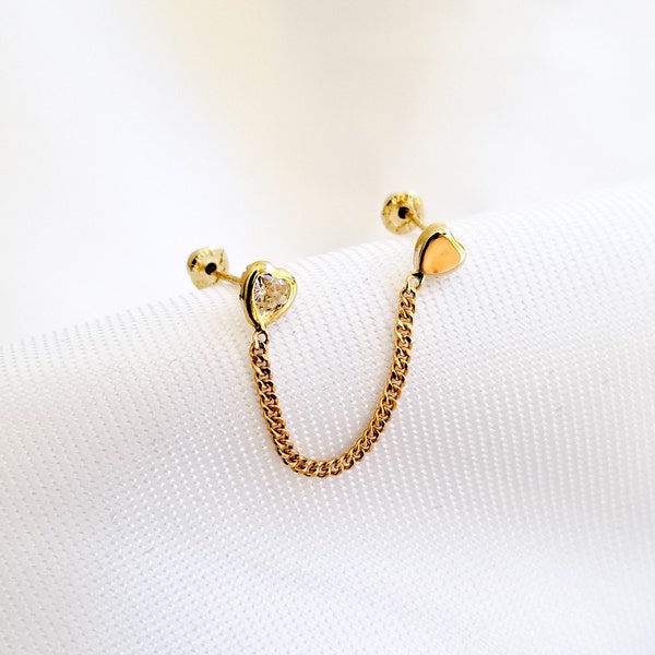 Double Lobe Piercing - Etsy