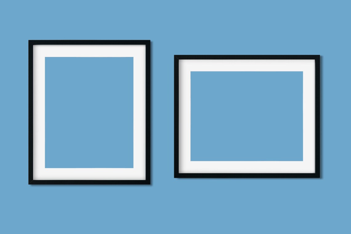 PNG Separate Frame Bundle PNG Blank Frame Wall and Stand PNG - Etsy