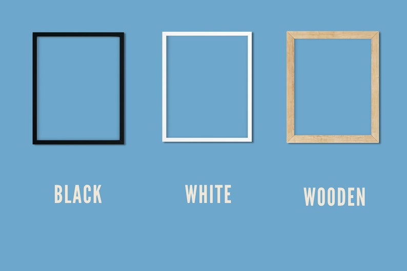 PNG Separate Frame Bundle PNG Blank Frame Wall and Stand PNG - Etsy