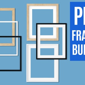 PNG Separate Frame Bundle PNG Blank Frame Wall and Stand PNG - Etsy