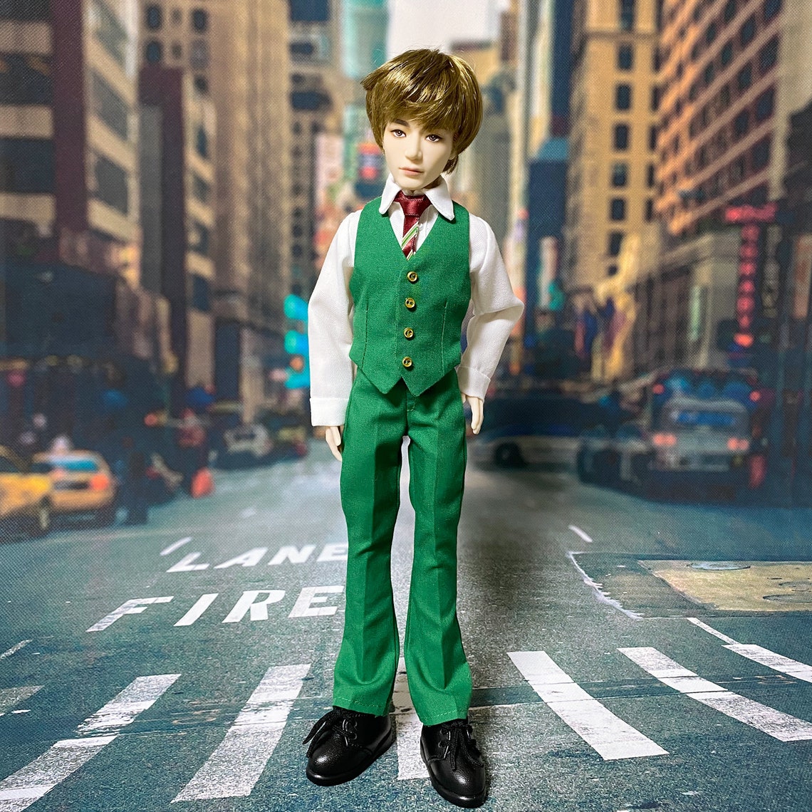 Bts Doll V's Music Video Look, Concert Look, Mattel Bts Outfits, Bts ...