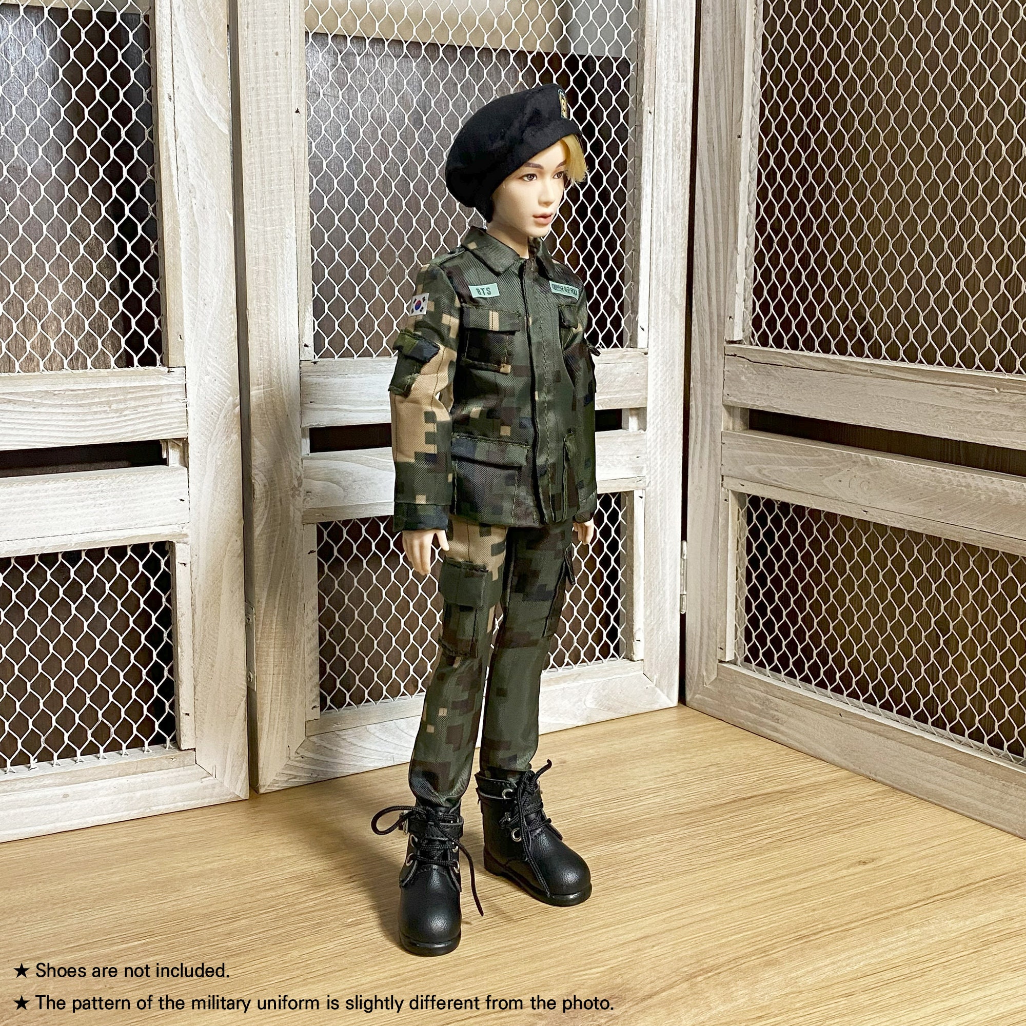 Bts Doll Military Uniform, Mattel Bts Outfits, Bts Clothes, Doll ...