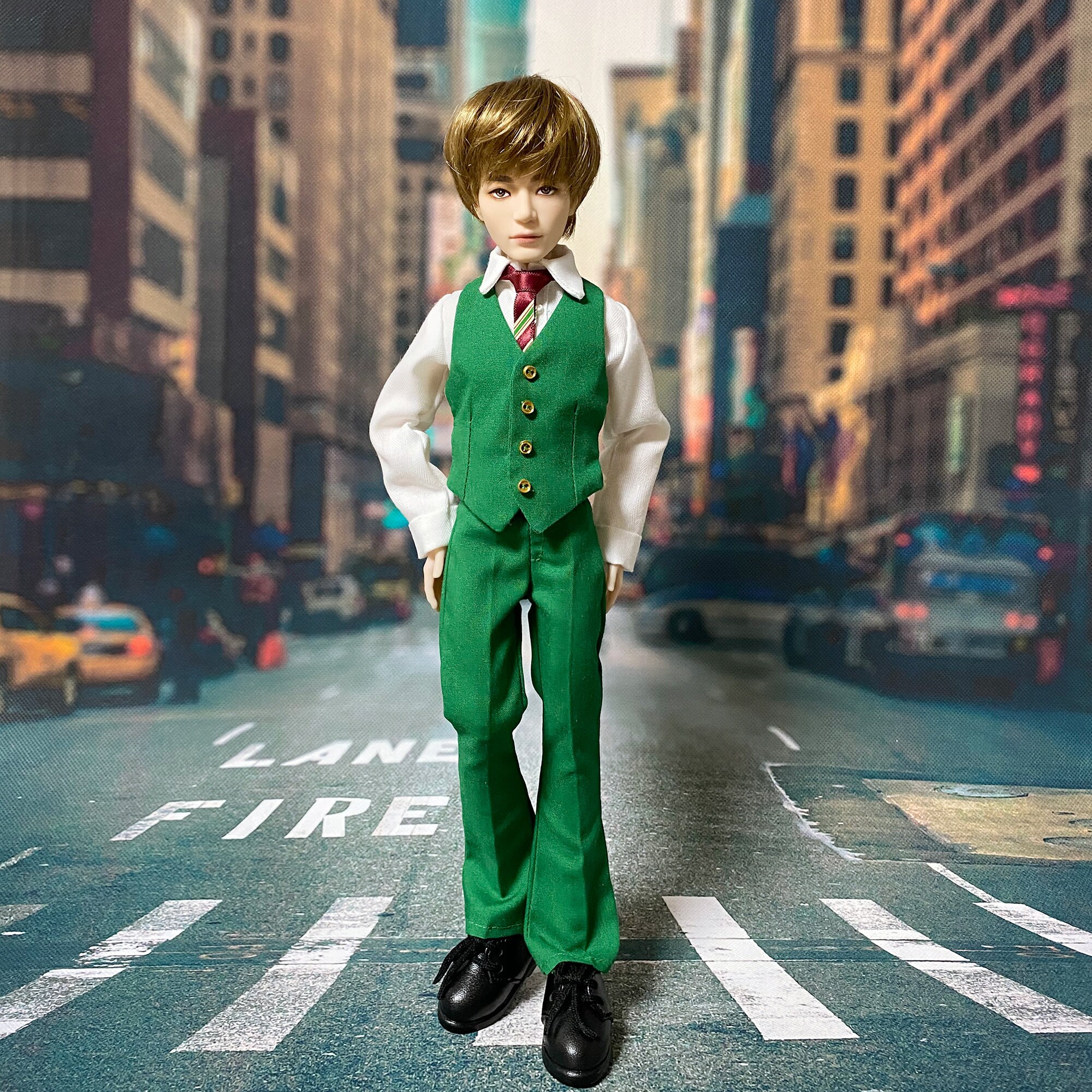 Bts Doll V's Music Video Look, Concert Look, Mattel Bts Outfits, Bts ...