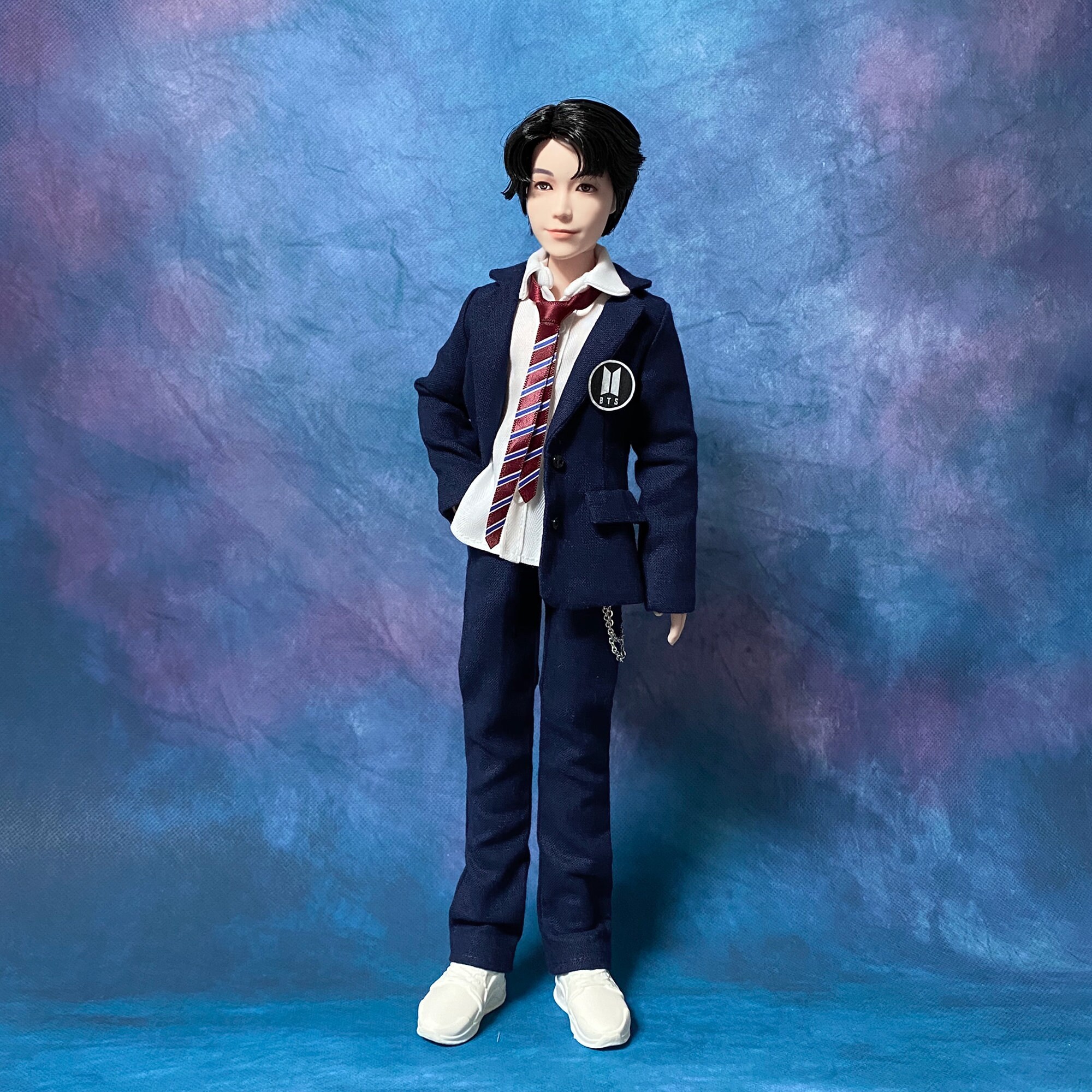 Bts Doll School Look Full Set, Mattel Bts Outfits, Bts Clothes, Bts ...