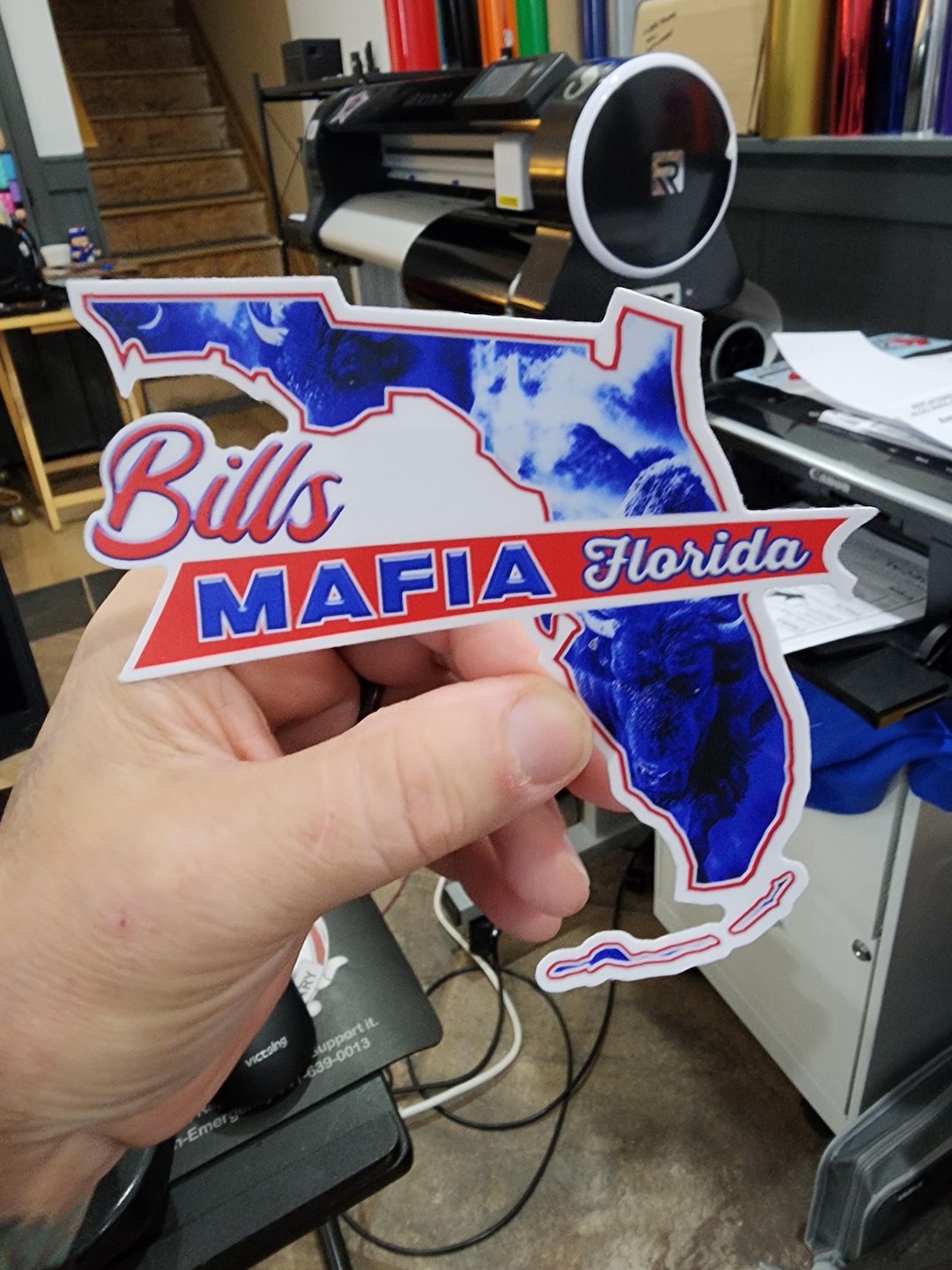 Florida Bills Mafia Full Color Gloss Vinyl Decal - Etsy