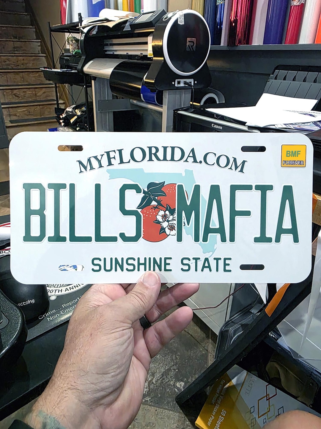 Florida Bills Mafia Novelty Florida License Plate - Etsy