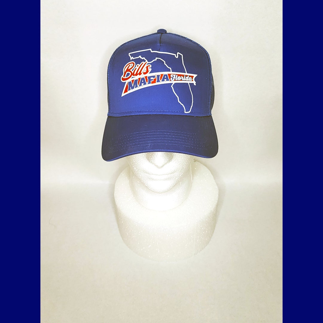 Bills Mafia Florida Royal Blue 5 Panel Trucker Snapback Hat - Etsy
