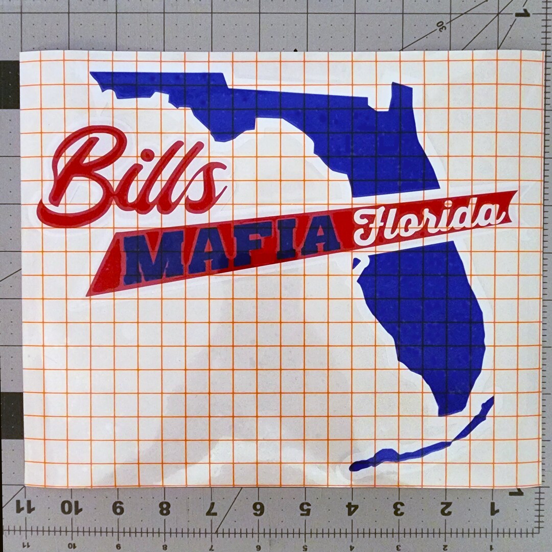 Florida Bills Mafia Large Three Color Plotter Cut Vinyl Decal - Etsy