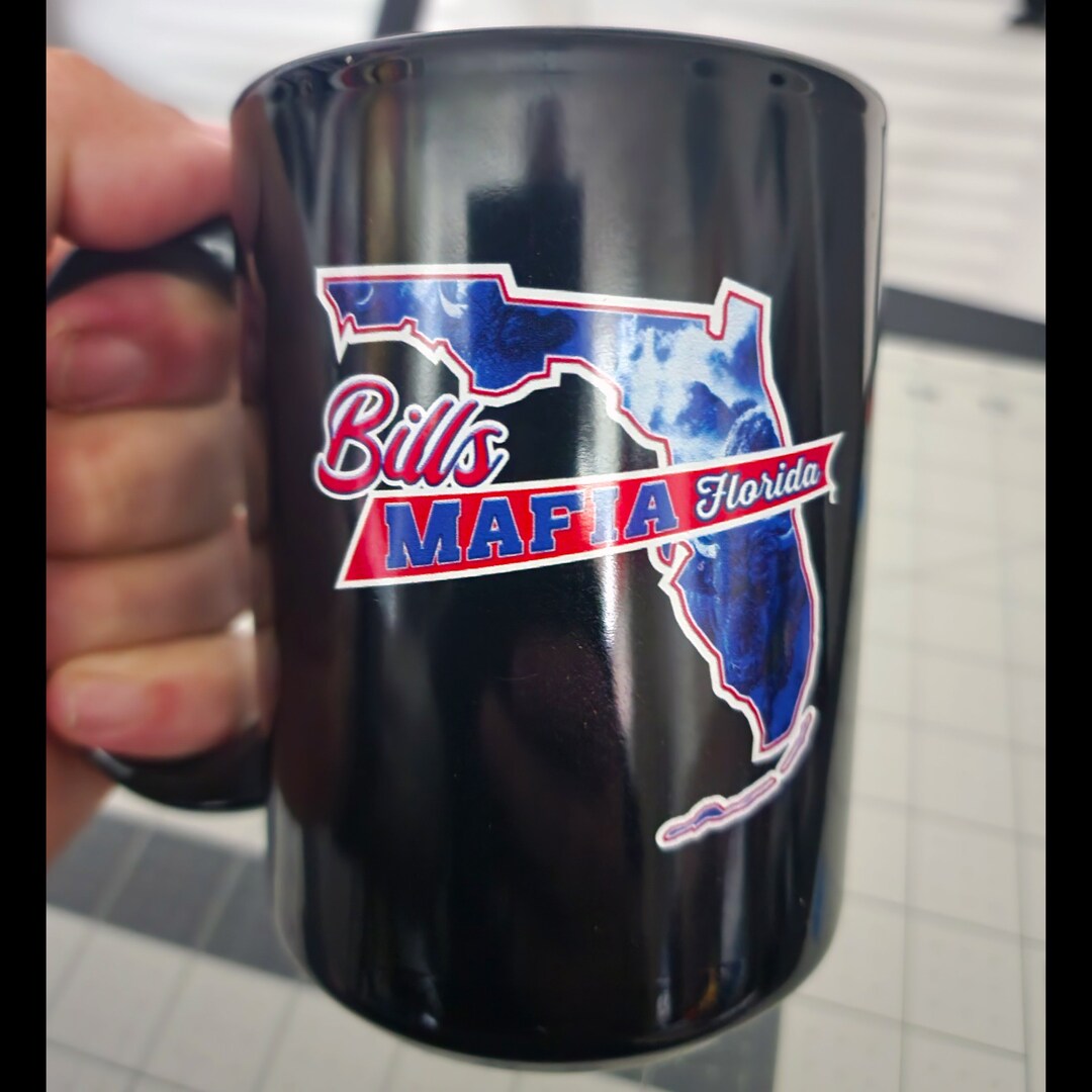 Bills Mafia Florida Coffee Mug - 15 Oz Black Ceramic - Etsy