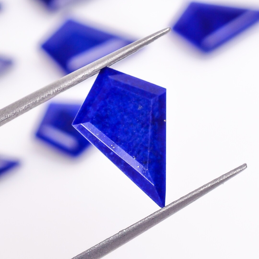Natural Lapis Lazuli Kite Shape Step Cut, Lapis Loose Gemstone for ...