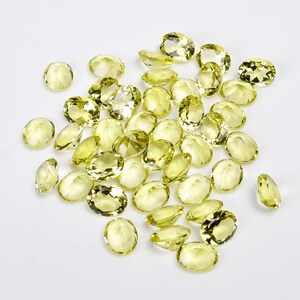Natural Lemon Quartz Oval Shape Brilliant Cut, Lemon Quartz Loose ...