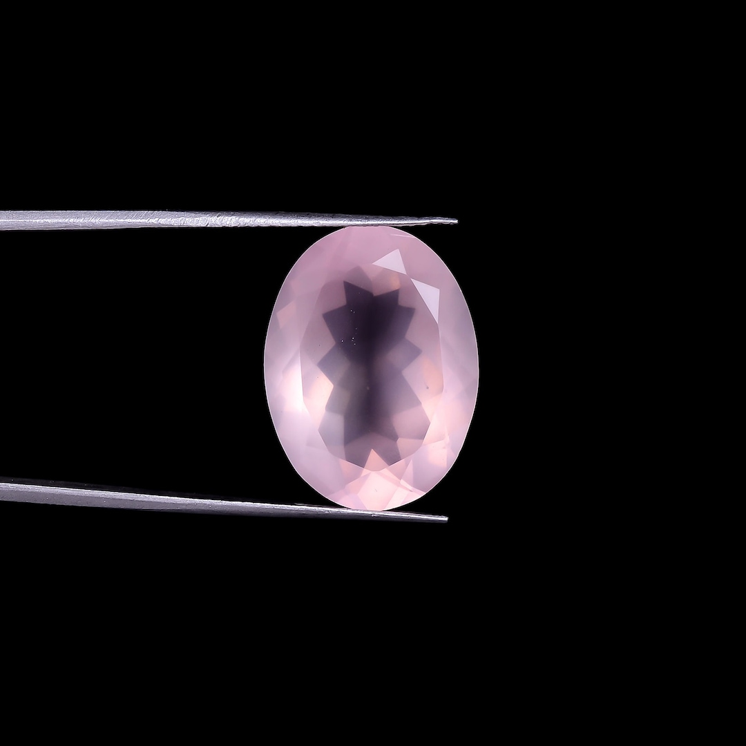 Natural Rose Quartz Oval Brilliant Cut, Quartz Loose Gemstone for ...