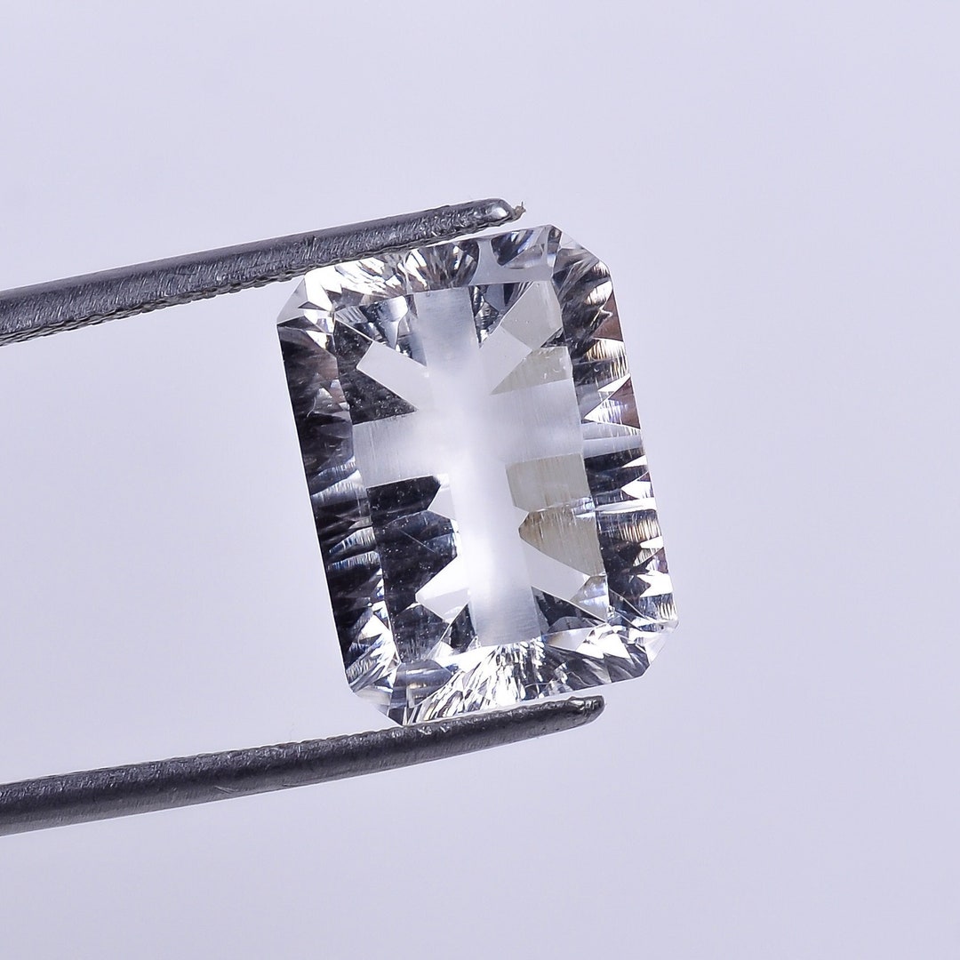 Crystal Quartz Concave Cut Octagon Shape, Quartz Loose Gemstone for ...