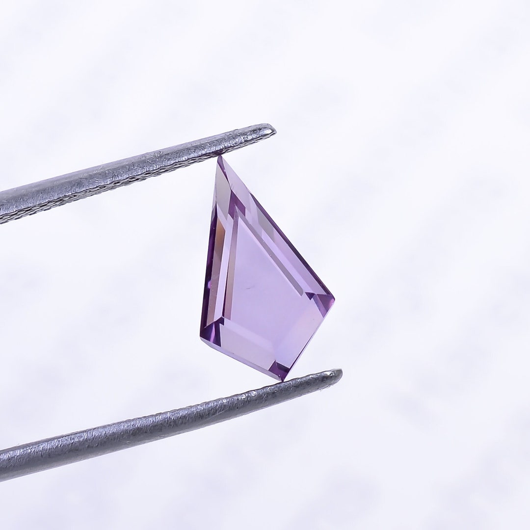 Synthetic Alexandrite Kite Flat Step Cut, Alexandrite Loose Gemstone ...