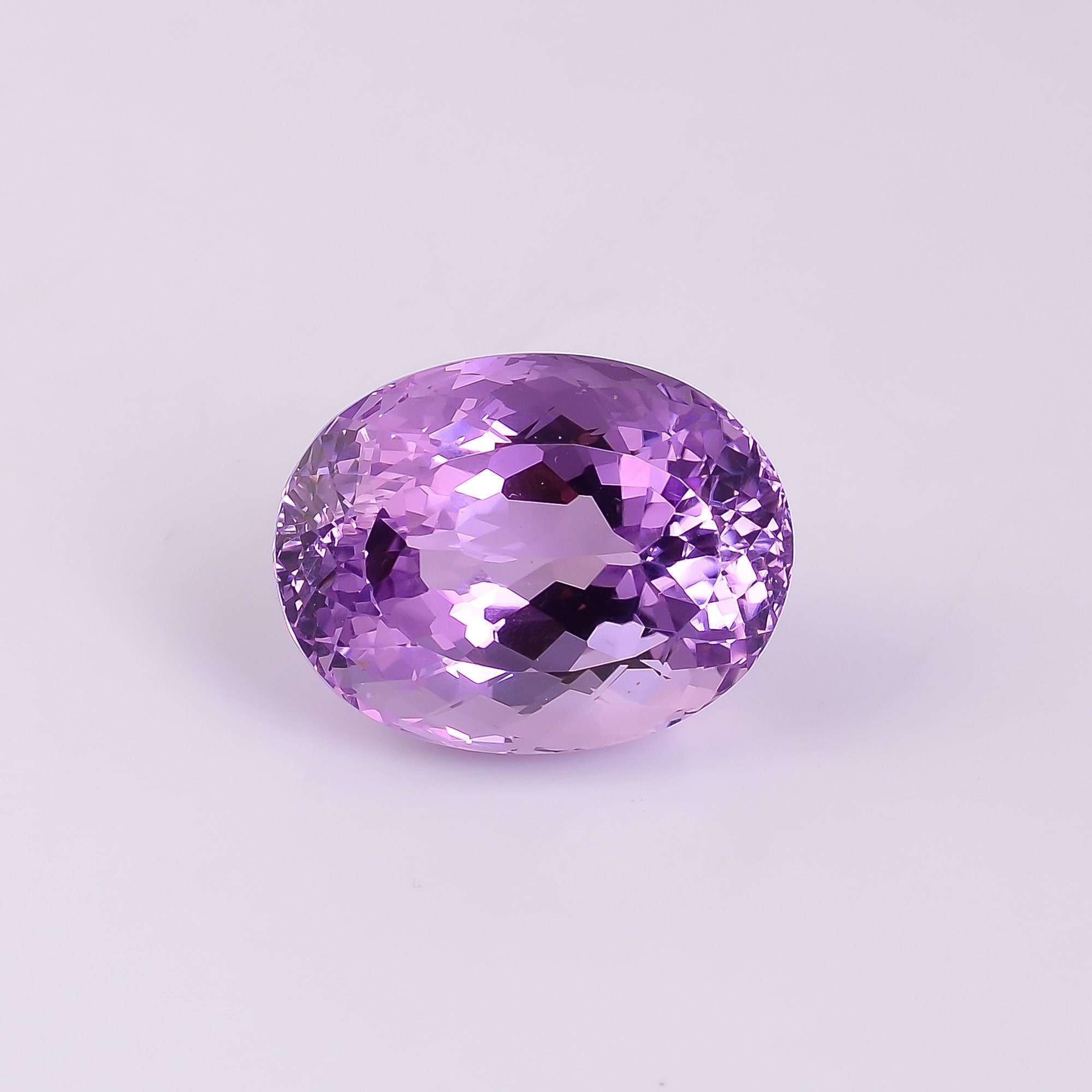 Natural Amethyst Oval Brilliant Cut Purple Color Amethyst | Etsy