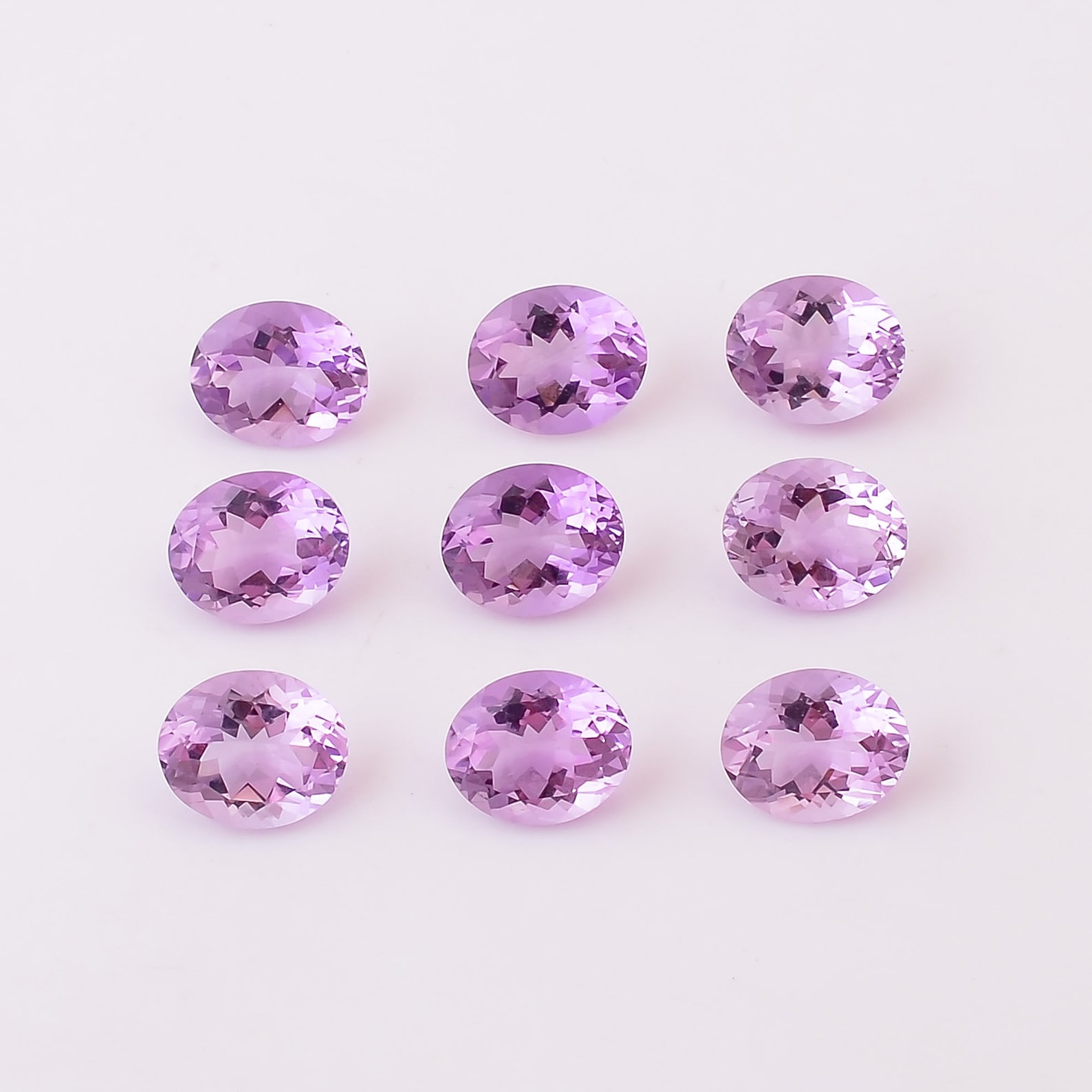 Natural Rose De France Oval Shape Brilliant Cut Pink Amethyst - Etsy