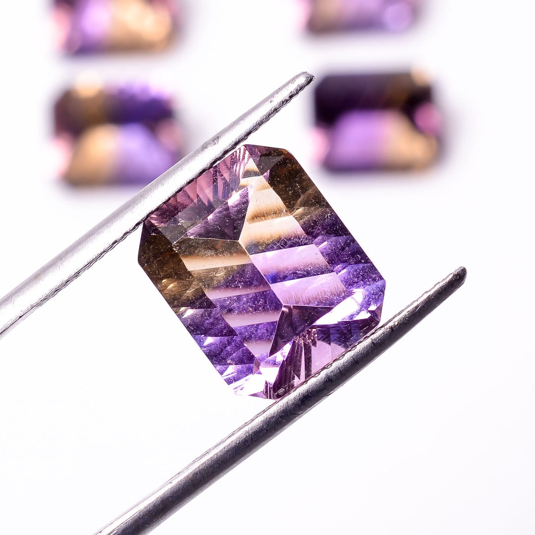 Natural Ametrine Octagon Concave Cut, Ametrine Loose Gemstone for ...