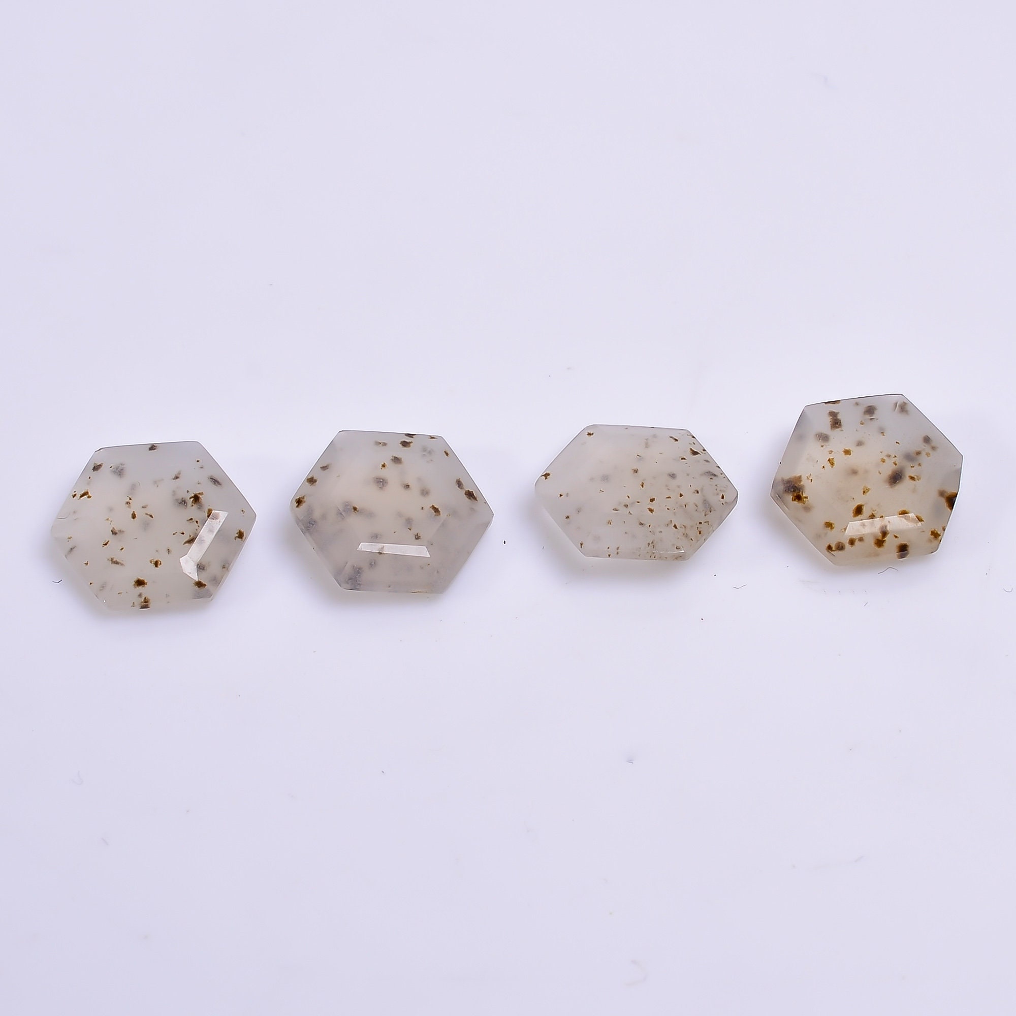 Montana Agate Hexagon Shape Step Cut Montana Agate Loose - Etsy UK