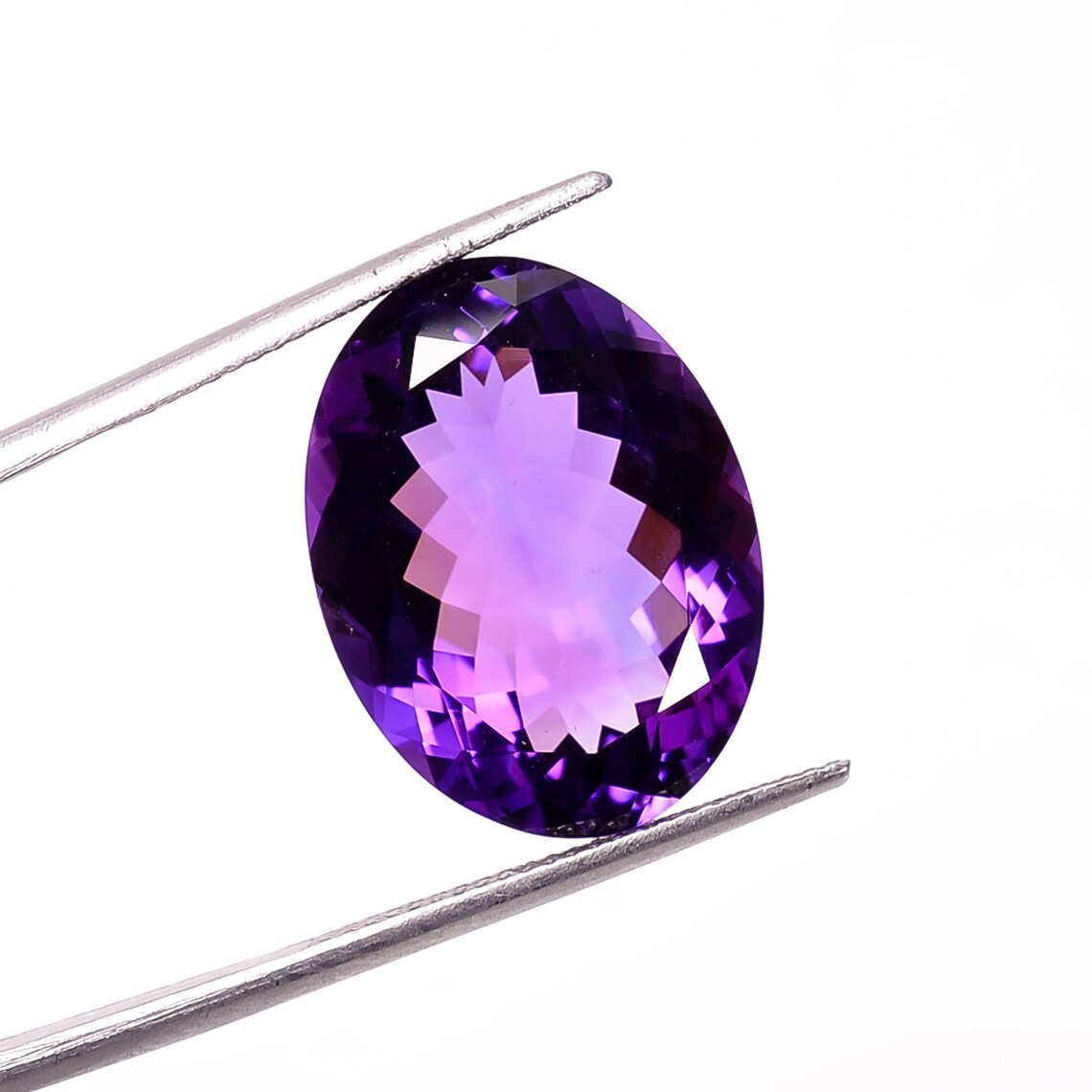 Natural Amethyst Brilliant Cut Oval Shape Amethyst Purple - Etsy UK