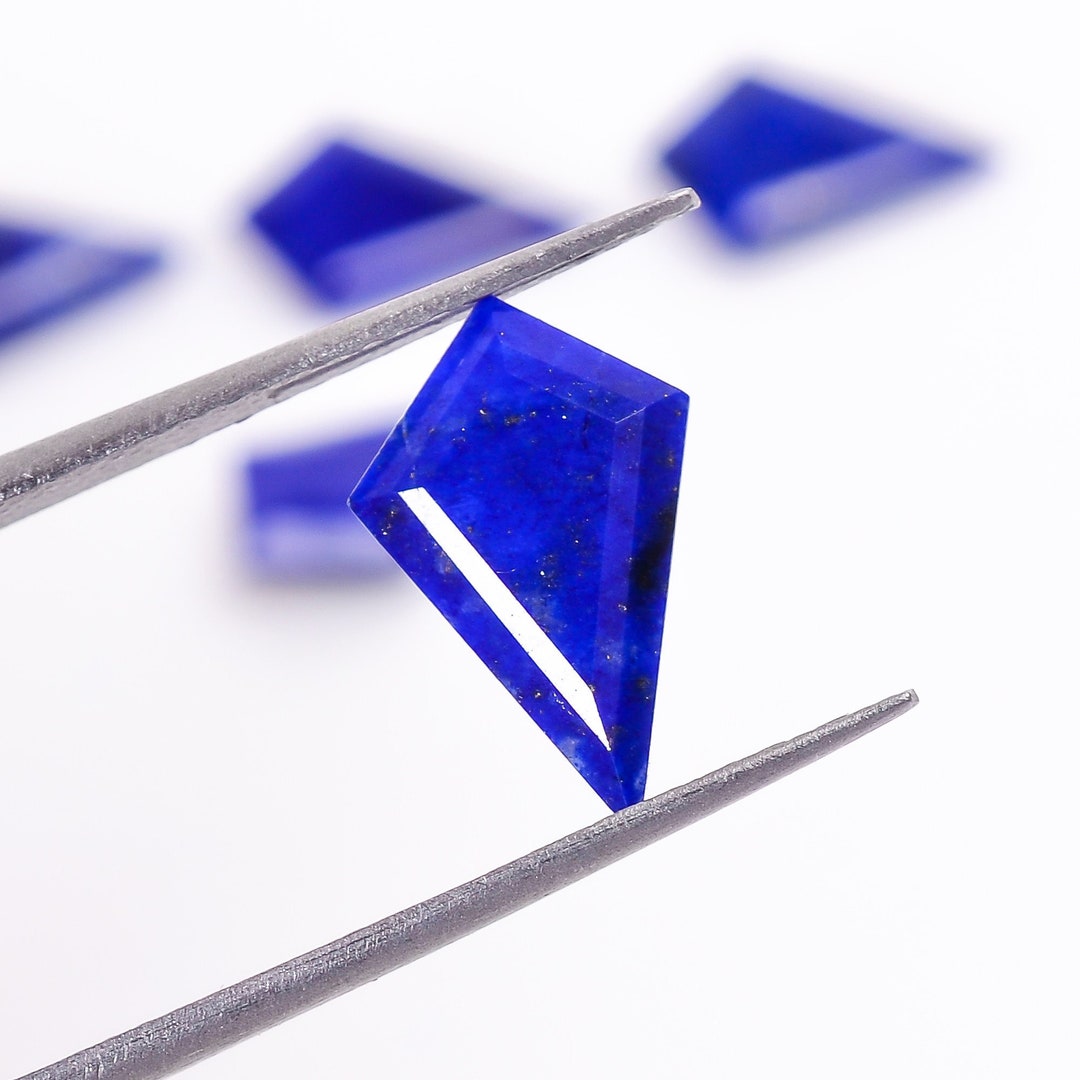 Natural Lapis Lazuli Kite Shape Step Cut, Lapis Loose Gemstone for ...