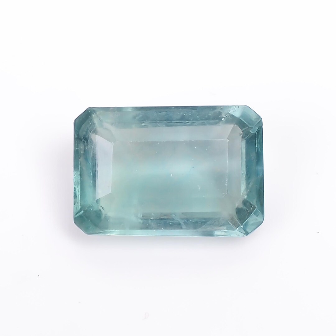 Green Fluorite Gemstone: Octagon Step Cut, Calibrated Size 18X12.4X8.6 ...