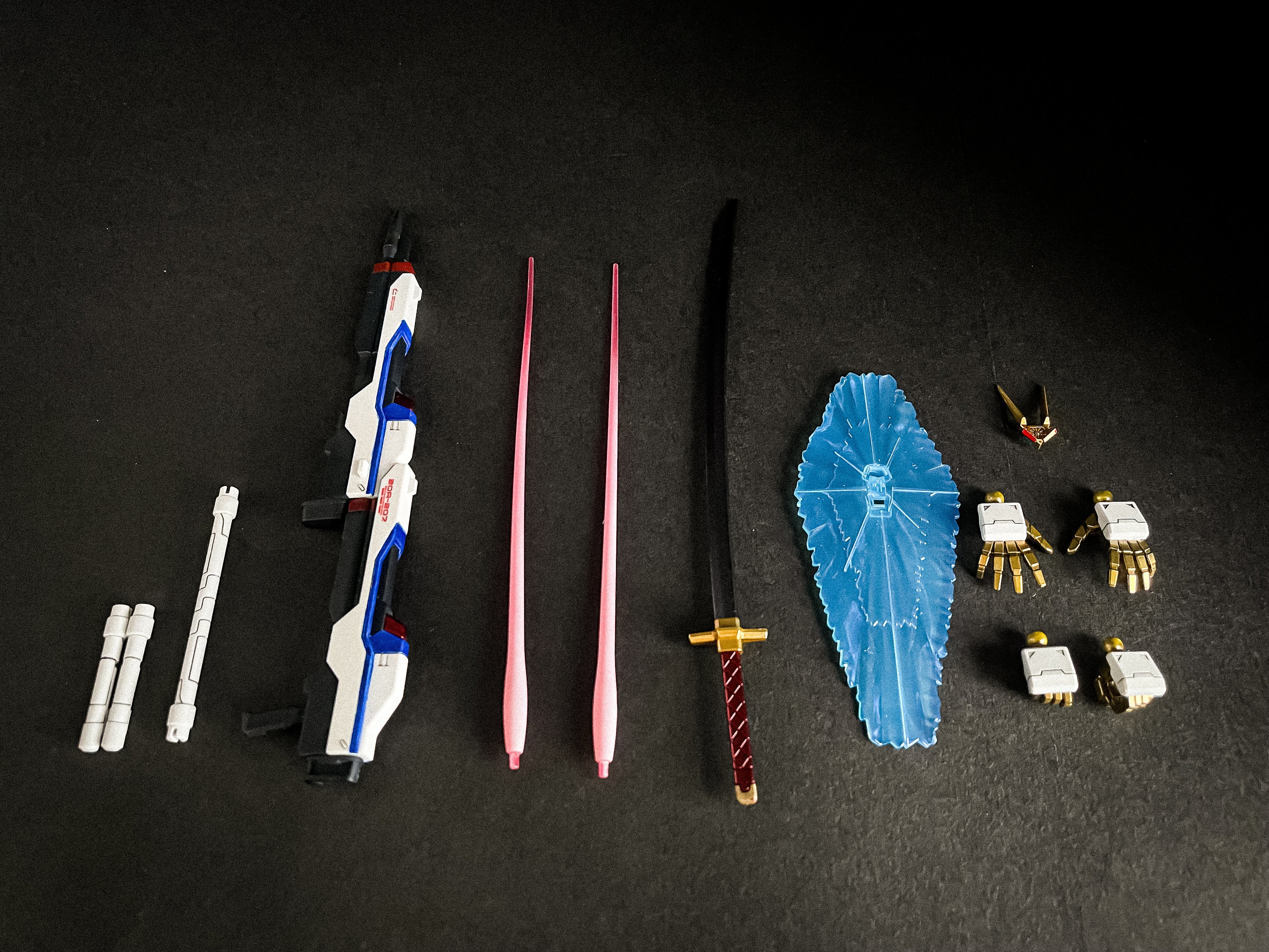 HG Mighty Strike Freedom Gundam Plastic Kit Painted Model Gunpla - Etsy