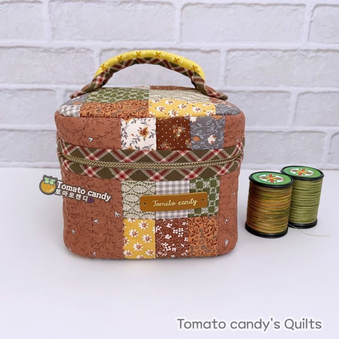 No.068 Square Zipper Pouch, PDF Pattern Only, Hand Sewing, Youtube ...
