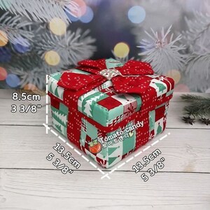 No.156 Fabric Gift Box, PDF Pattern Only, Hand Sewing, Youtube Tutorial ...