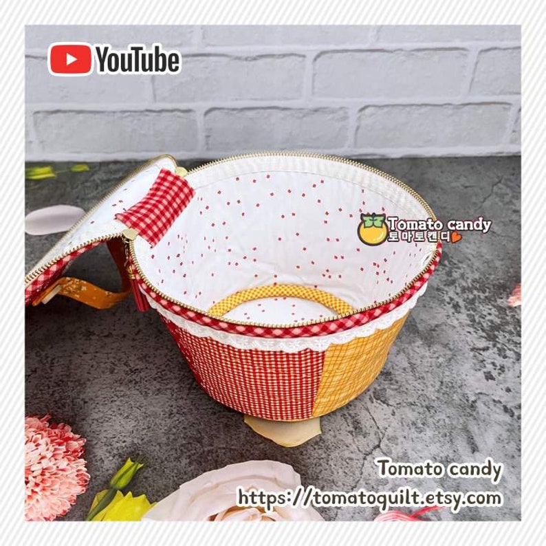 Dresden Zipper Basket PDF Pattern, Hand Sewing Project (youtube ...