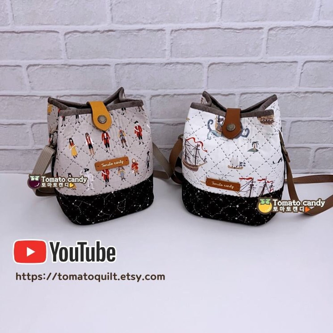 No.210 Cute Small Body Cross Bag. Hand Sewing Pattern Only, Youtube ...