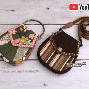 No.100 Key & Card Holder, Card Wallet, PDF Patterns Only Hand Sewing ...
