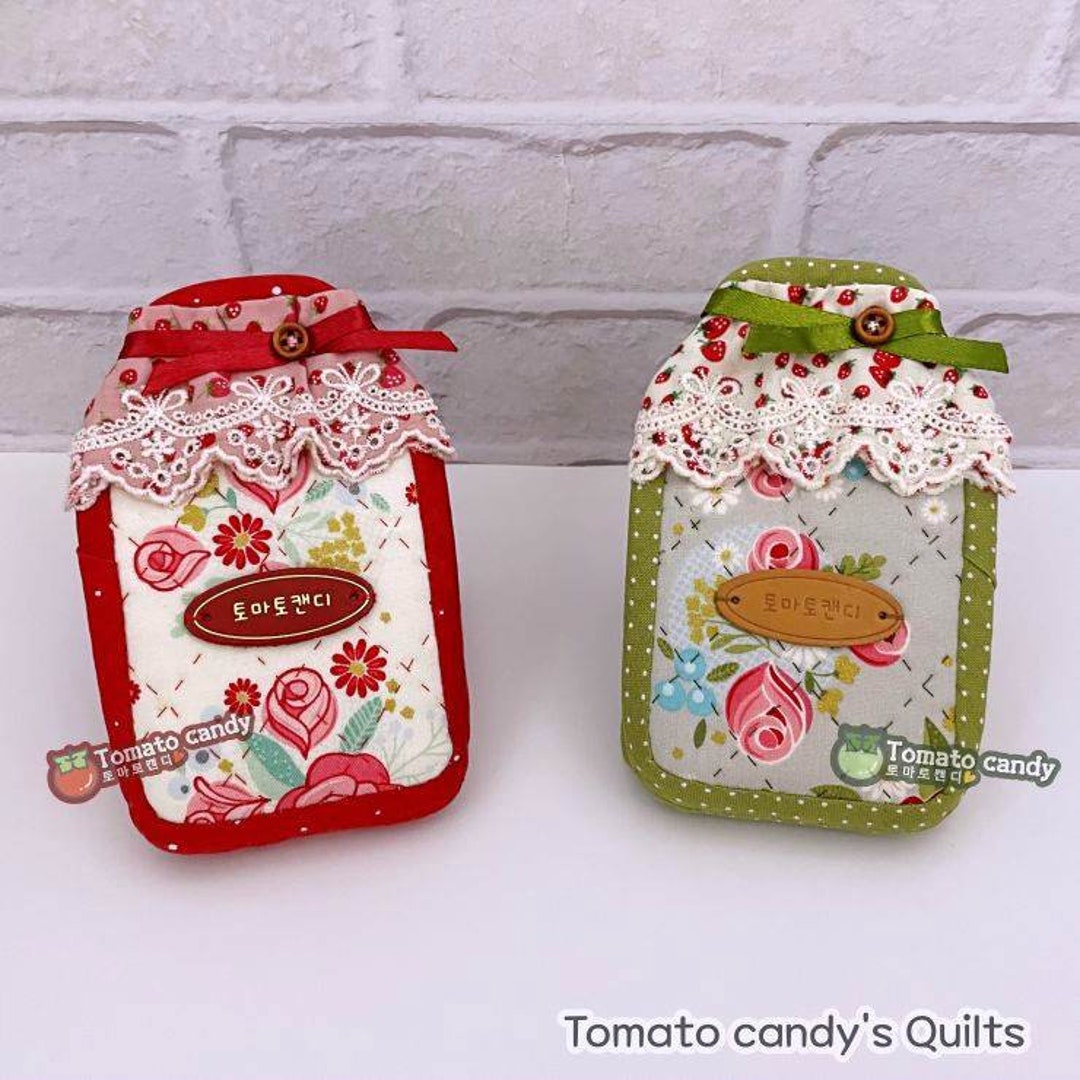 No.228 Sweet Jam Jar-shaped Card Wallet, Hand Sewing Pattern Only ...