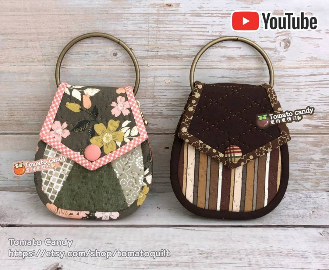 No.100 Key & Card Holder, Card Wallet, PDF Patterns Only Hand Sewing ...