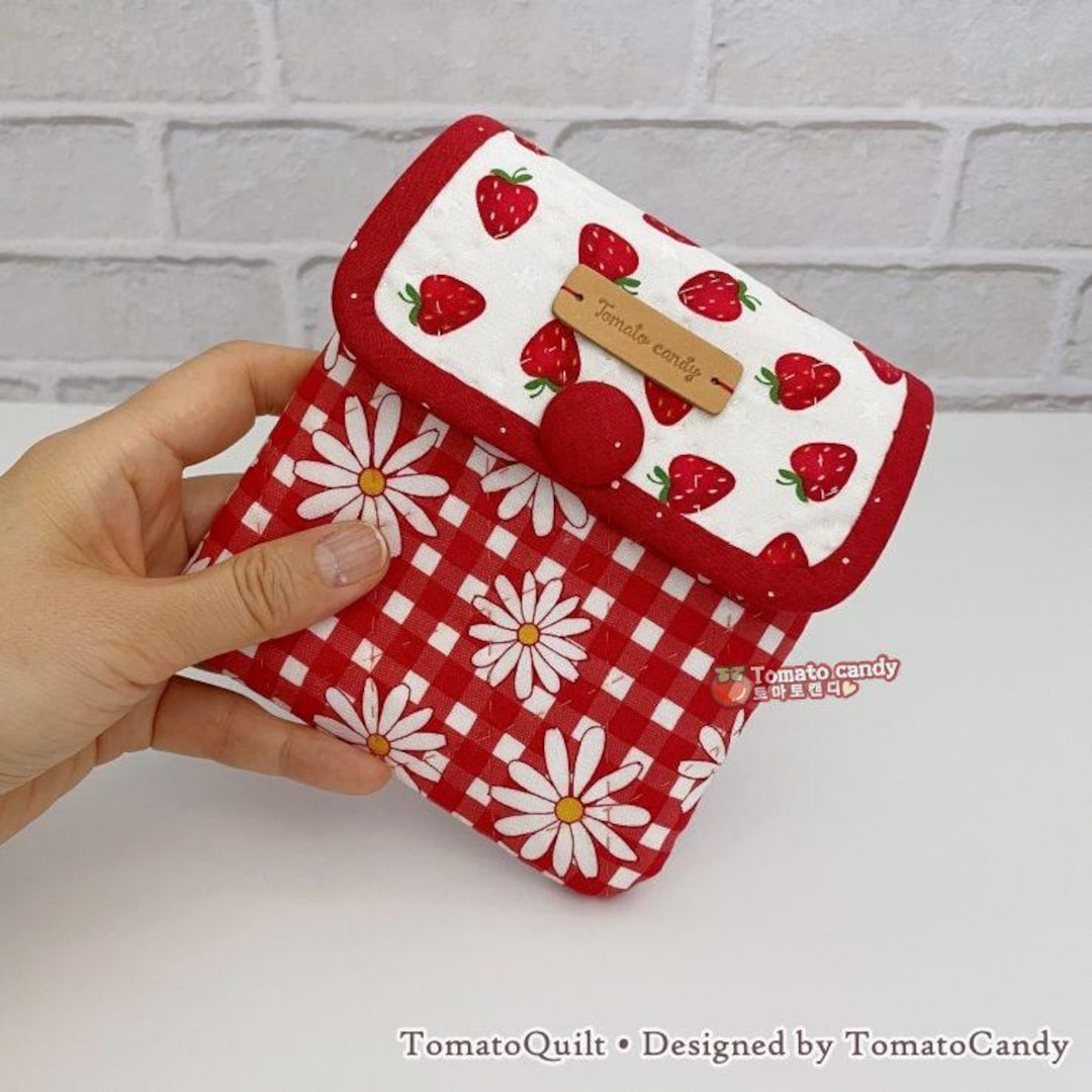 No.264 Lovely Simple Pouch Pattern. Pocket Organizer, Gift Idea, Hand ...