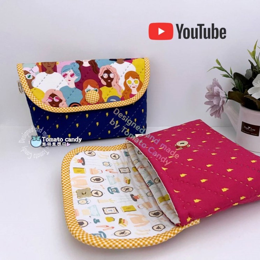 No.170 Square Pocket Pouch PDF Pattern, Hand Sewing, No Written ...