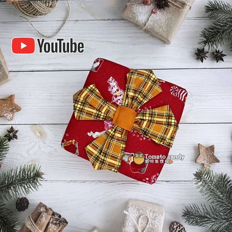 No.156 Fabric Gift Box, PDF Pattern Only, Hand Sewing, Youtube Tutorial ...