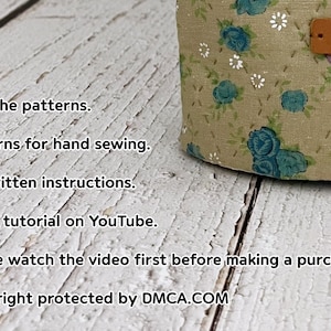 No.187 Standing Pouch for Gift Packaging. Hand Sewing Pattern Only ...