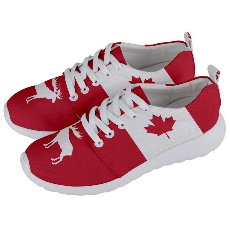 Unique Canadian Flag Shoes - Etsy