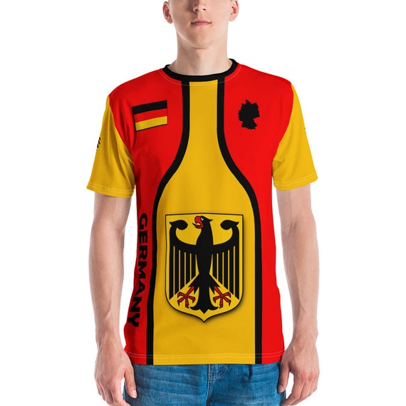 Unique German Flag Colors and Coat of Arms T-shirt | Etsy