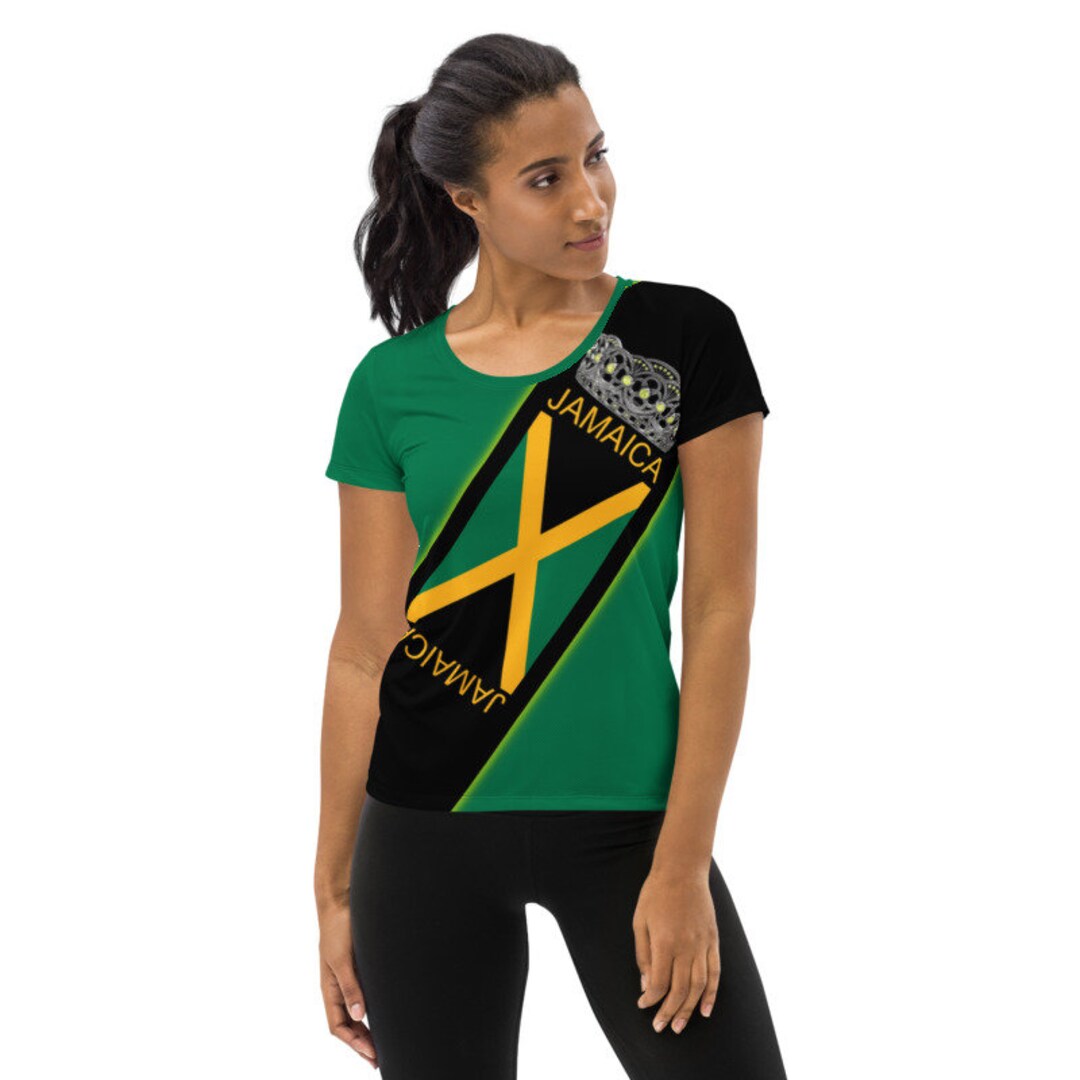 Jamaican Queen Crown Tiara Jamaica Womens T-shirt - Etsy