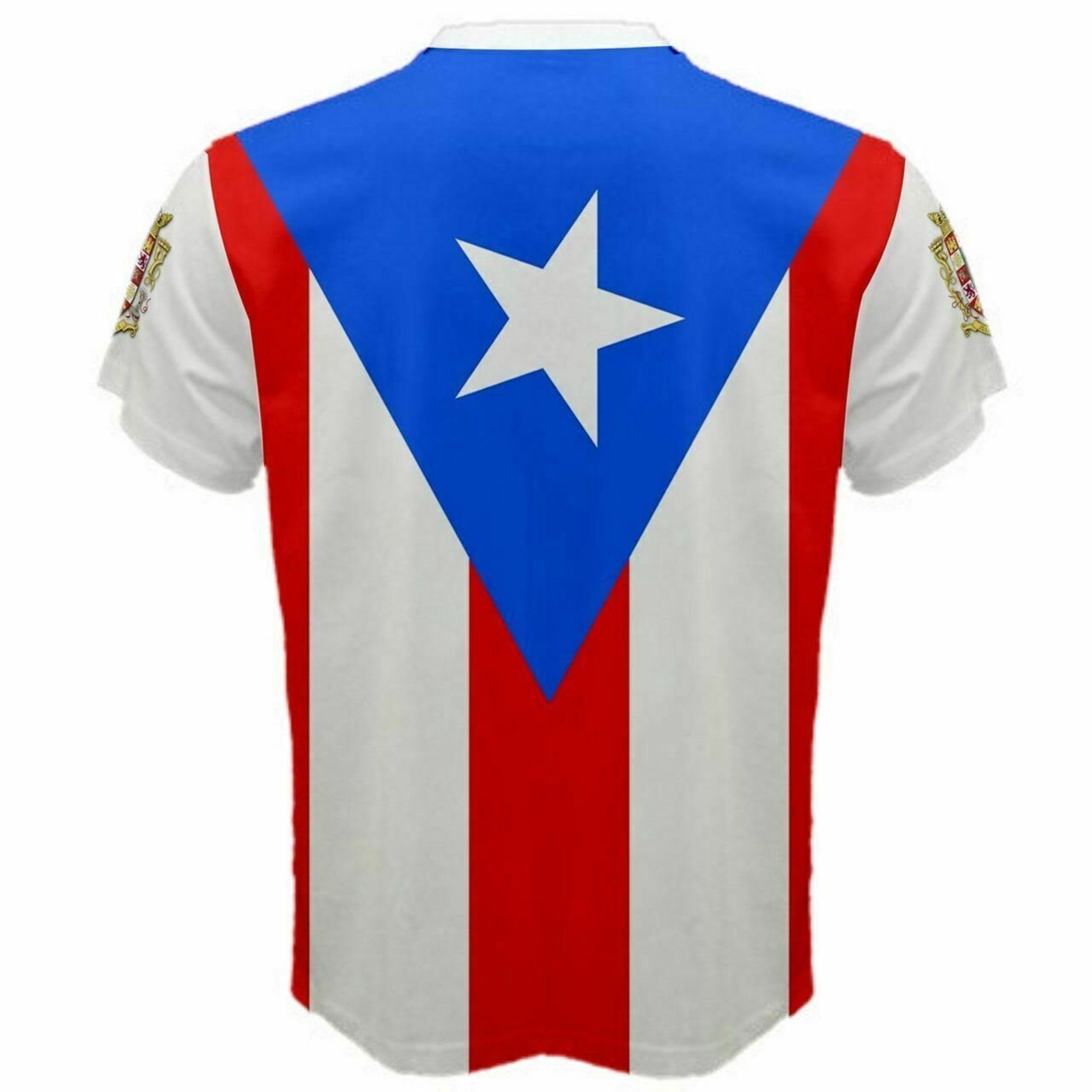 Puerto Rican Double Sided National Flag T-shirt - Etsy