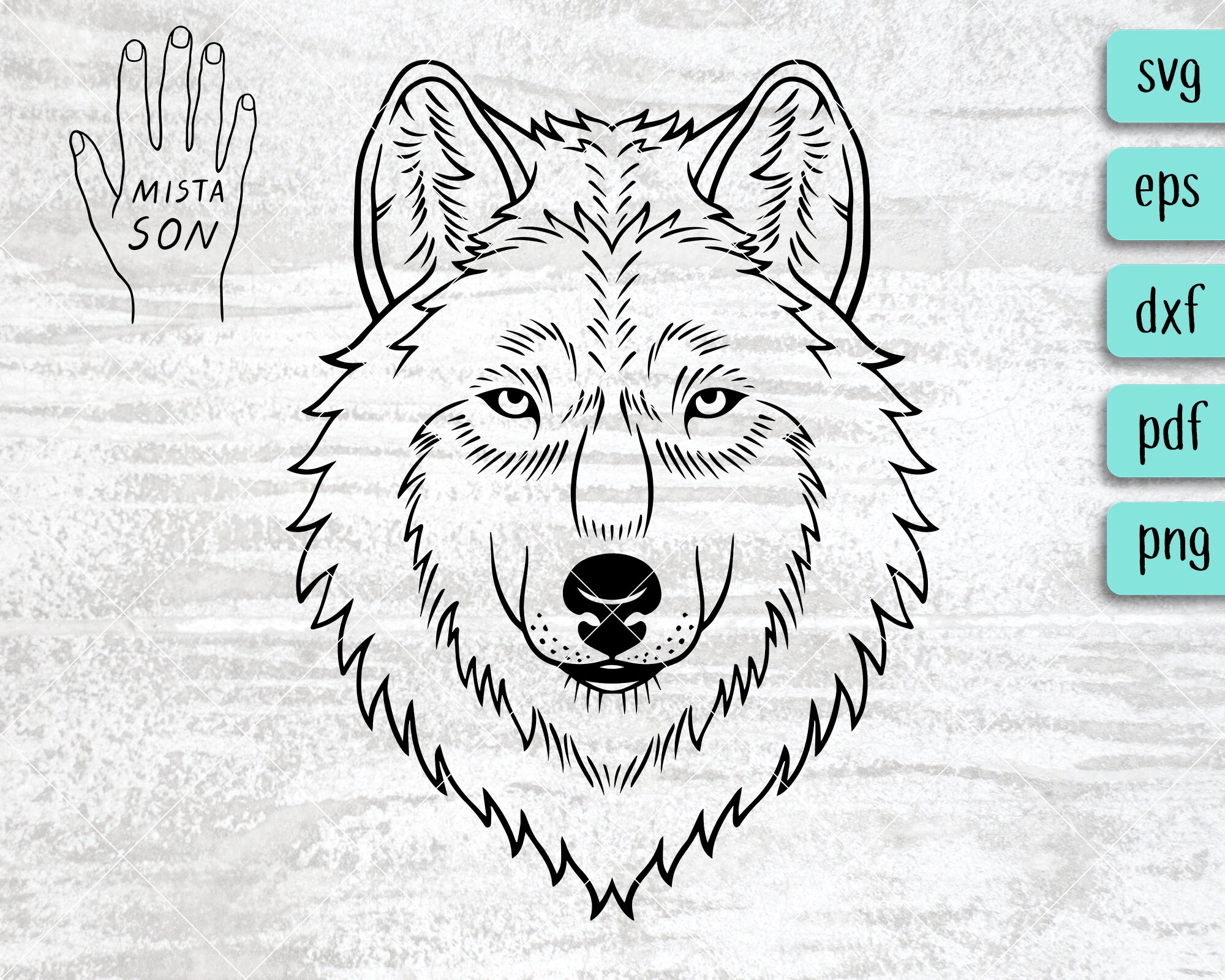 Wolf Face SVG Wolf Face PNG Wolf SVG file Wolf Cut file | Etsy