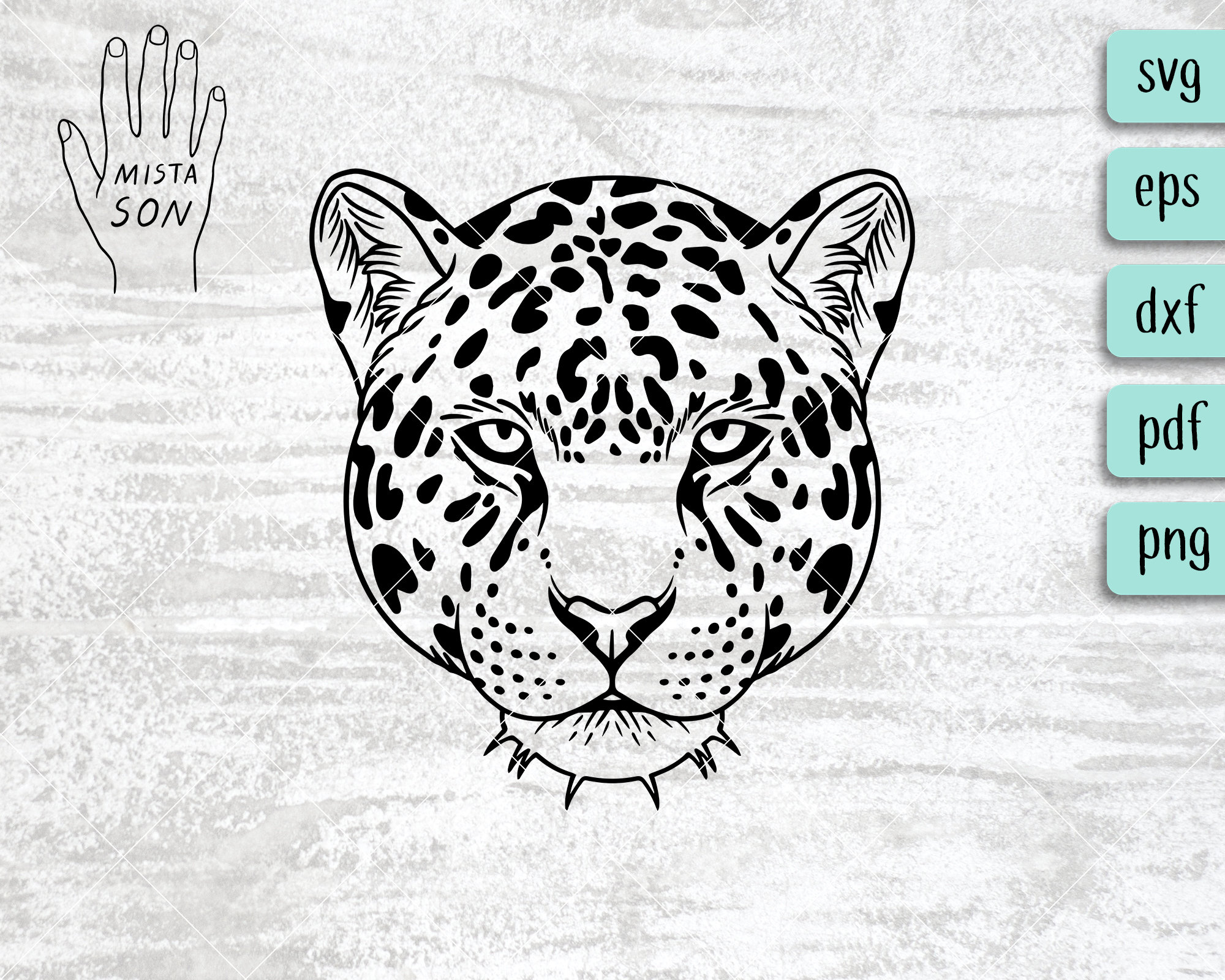 Leopard Face Svg Leopard Png Leopard Svg File Leopard Cut Etsy