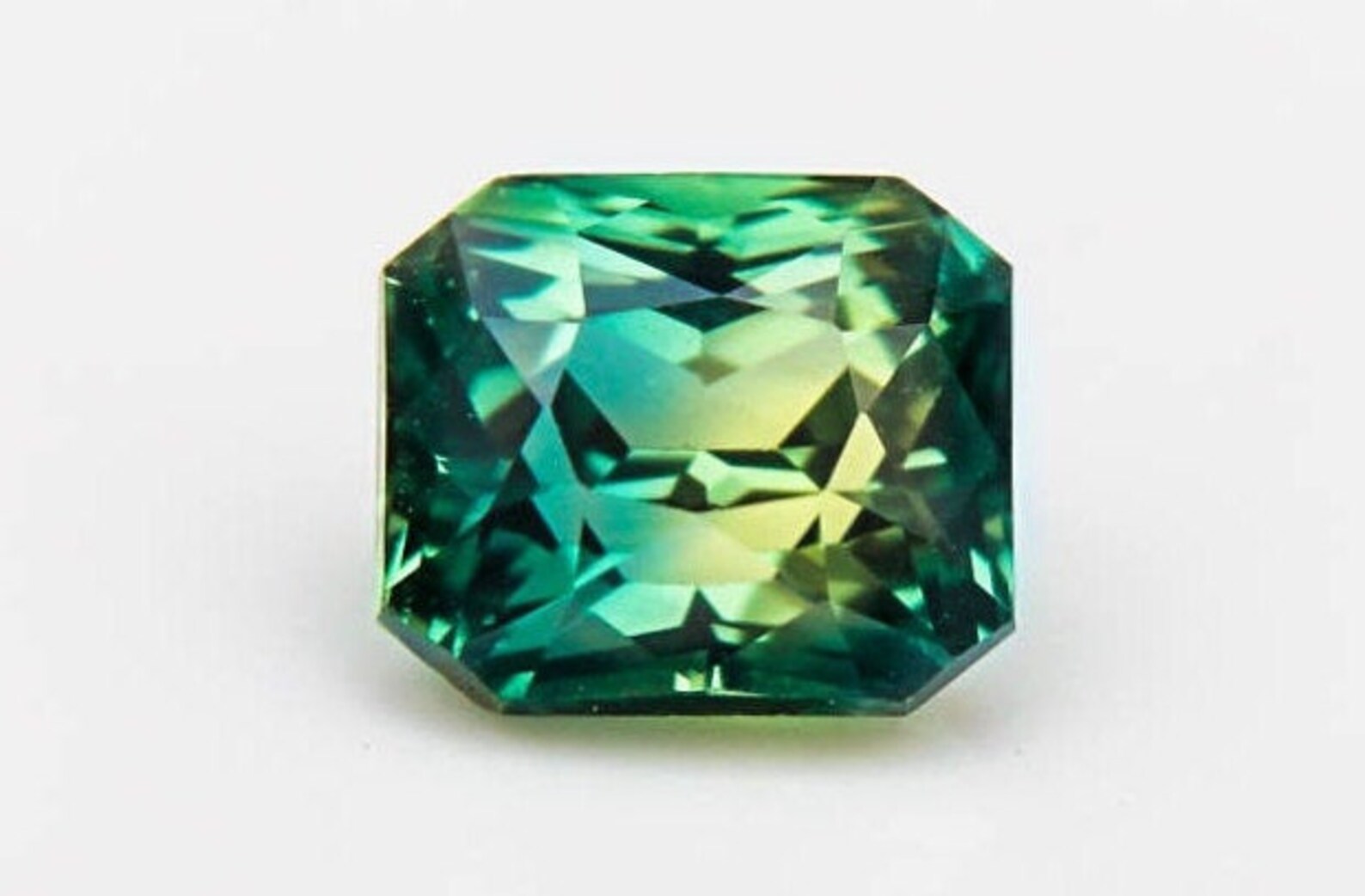 Bicolor Sapphire 1.10ct / Parti Sapphire / Unique Engagement | Etsy