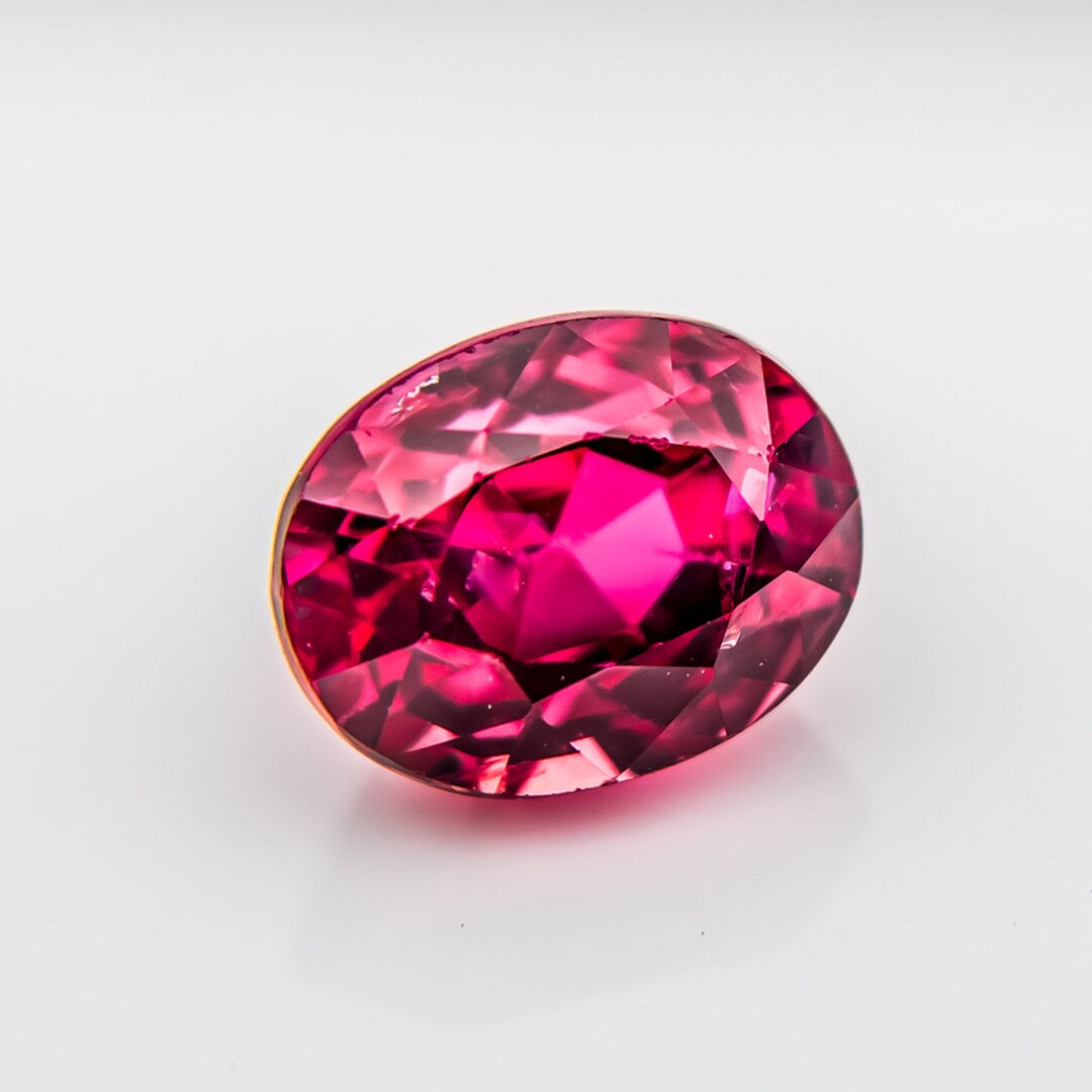 Ruby Sapphire Gemstone Valentines Gift Ring for Her Oval Cut 1.08 Crt ...