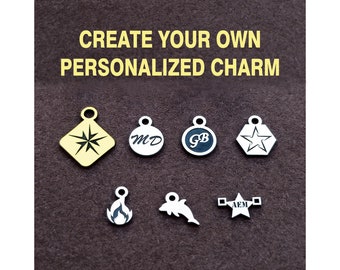 Custom Logo Charm - Etsy